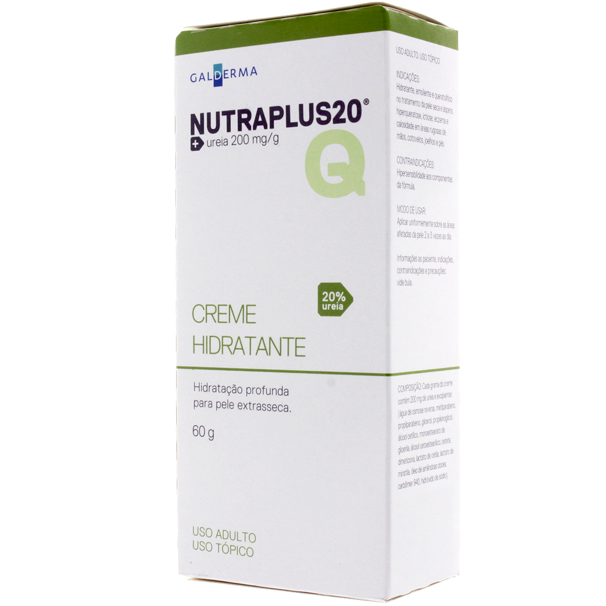 Creme Hidratante Nutraplus Pele Extrasseca 20% 60g | Drogasil