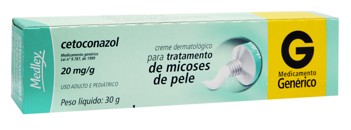 Drogasil | Cetoconazol 20mg/g 30g Creme Medley