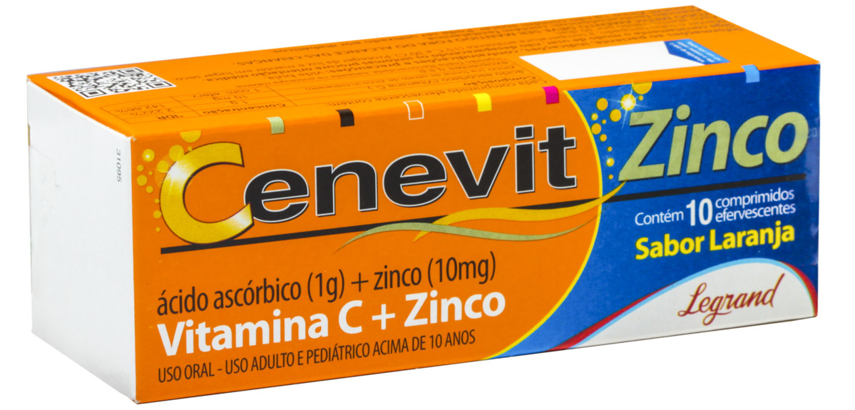 Cenevit Zinco 1g + 10 mg Legrand | Drogasil