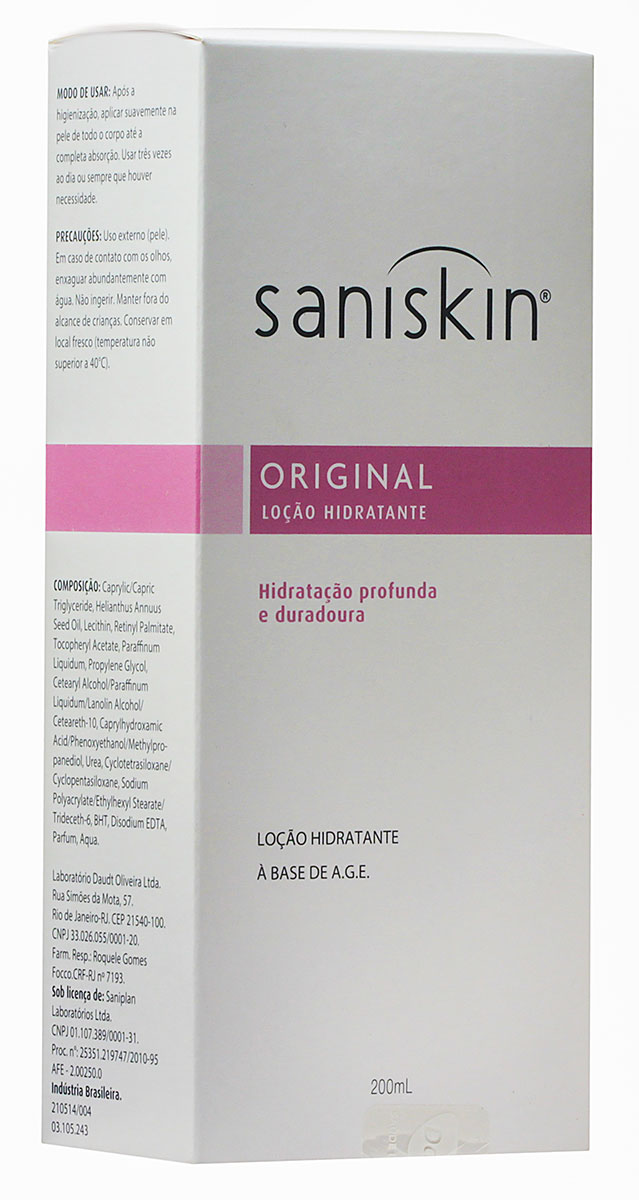 Loção Hidratante Original Sani Skin 200ml | Drogasil
