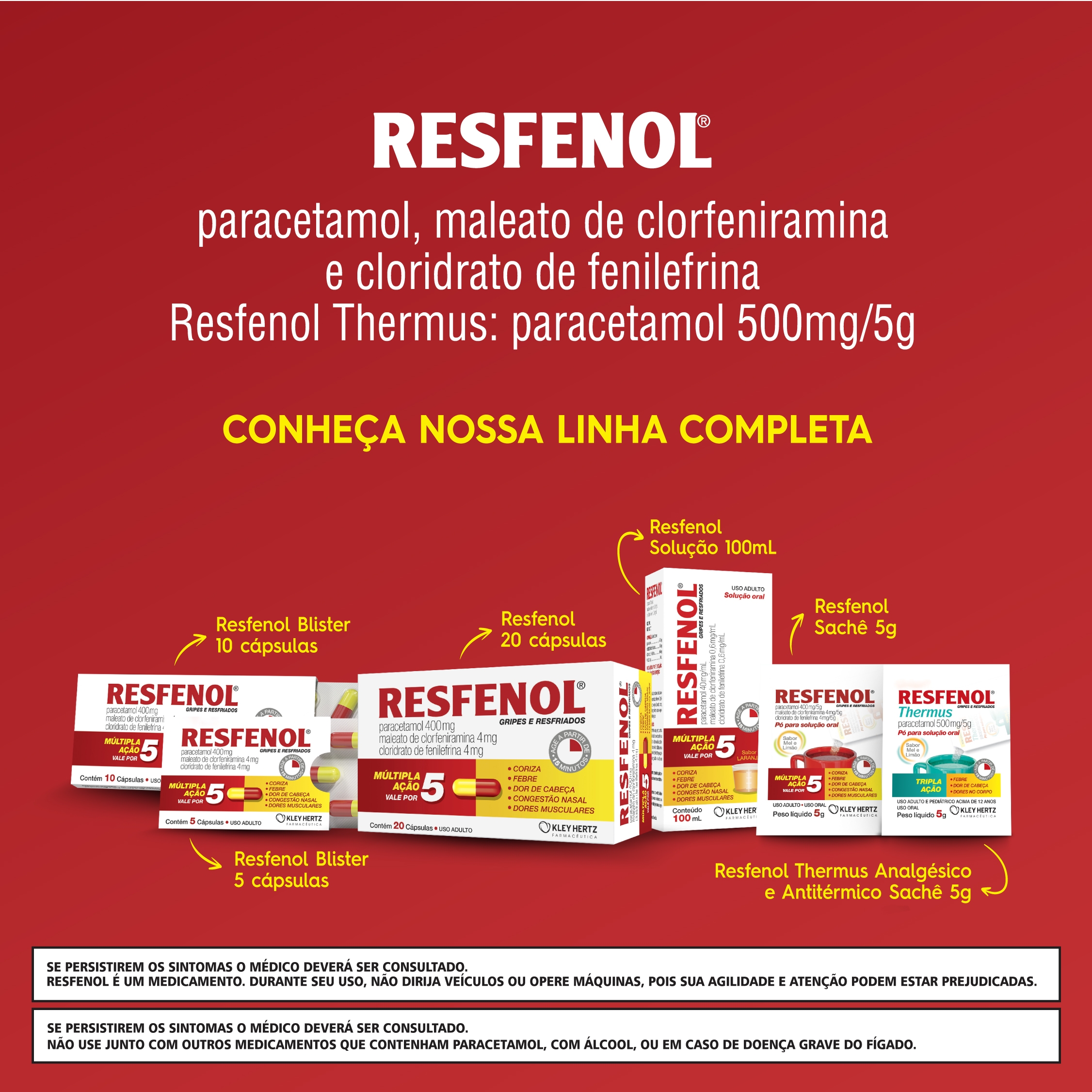 Resfenol 20 cápsulas - Preço e para que serve | Drogasil
