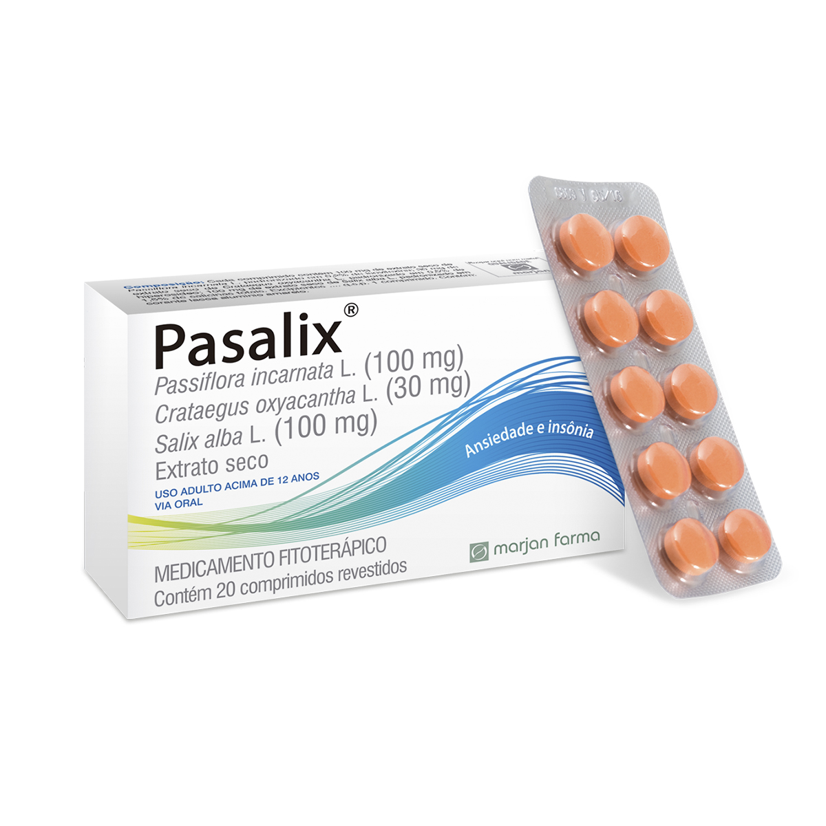 Pasalix Marjan 20 Comprimidos | Drogasil