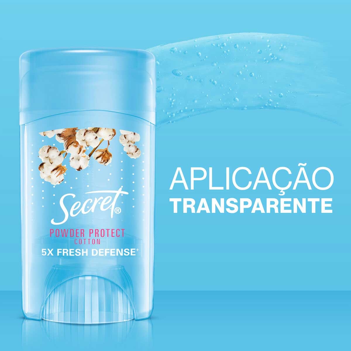 Desodorante em Gel Secret Powder Protect Cotton com 45g em promoção ...