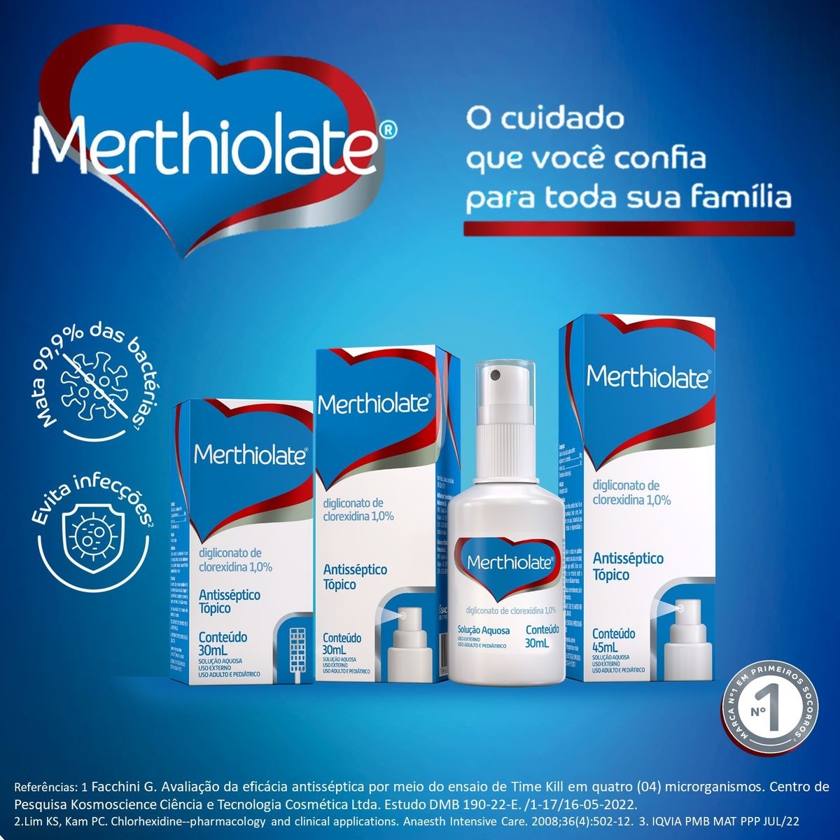 Antisséptico Tópico Merthiolate Solução 30ml | Drogasil