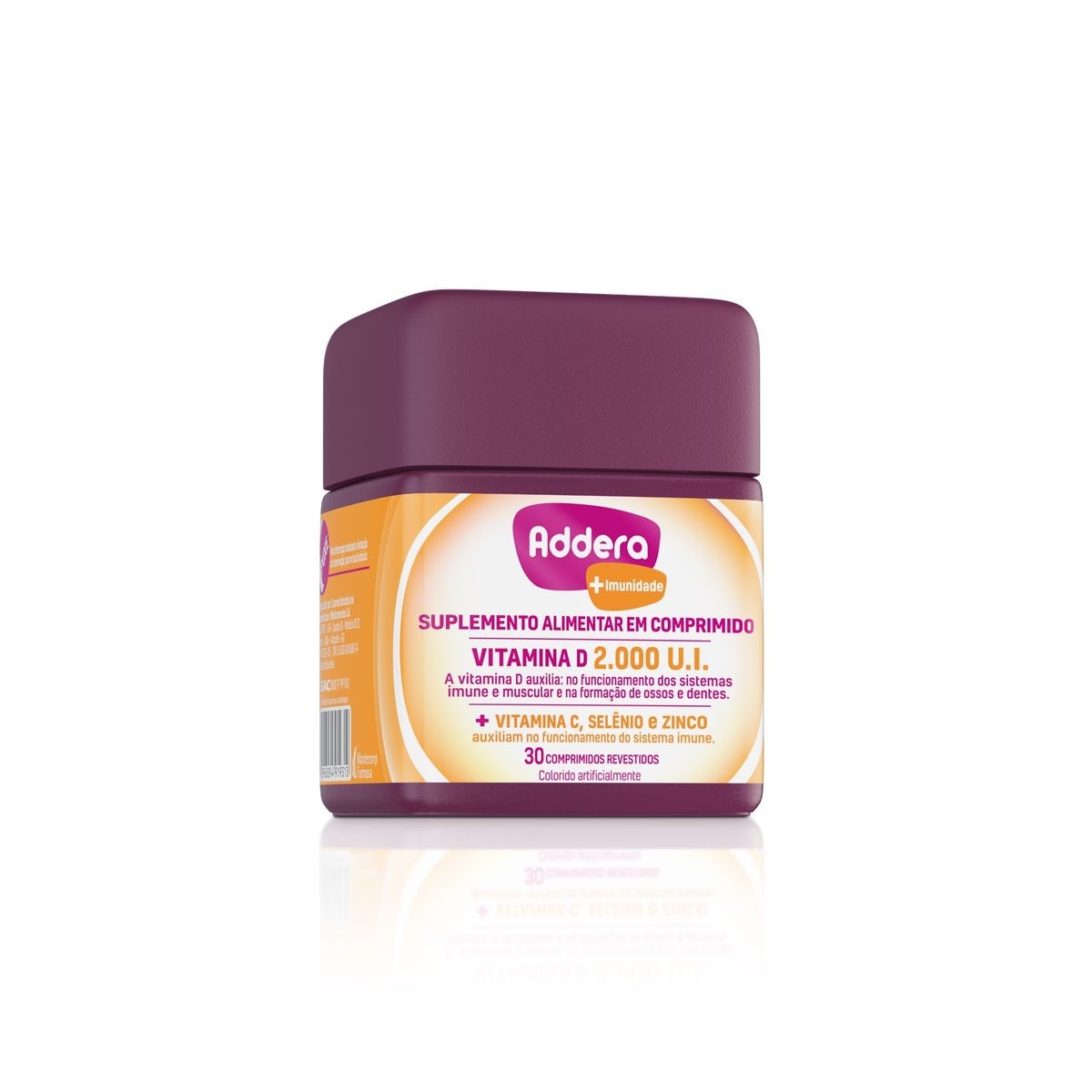 Vitamina D Addera 2.000UI +Imunidade com 30 comprimidos com menor preço ...