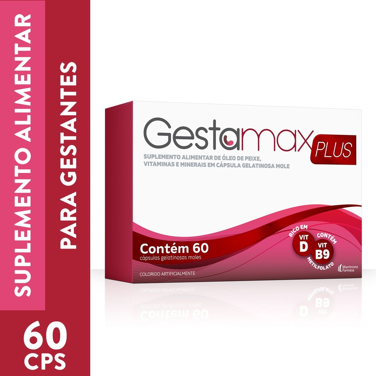 Gestamax Plus com 60 Cápsulas | Drogasil