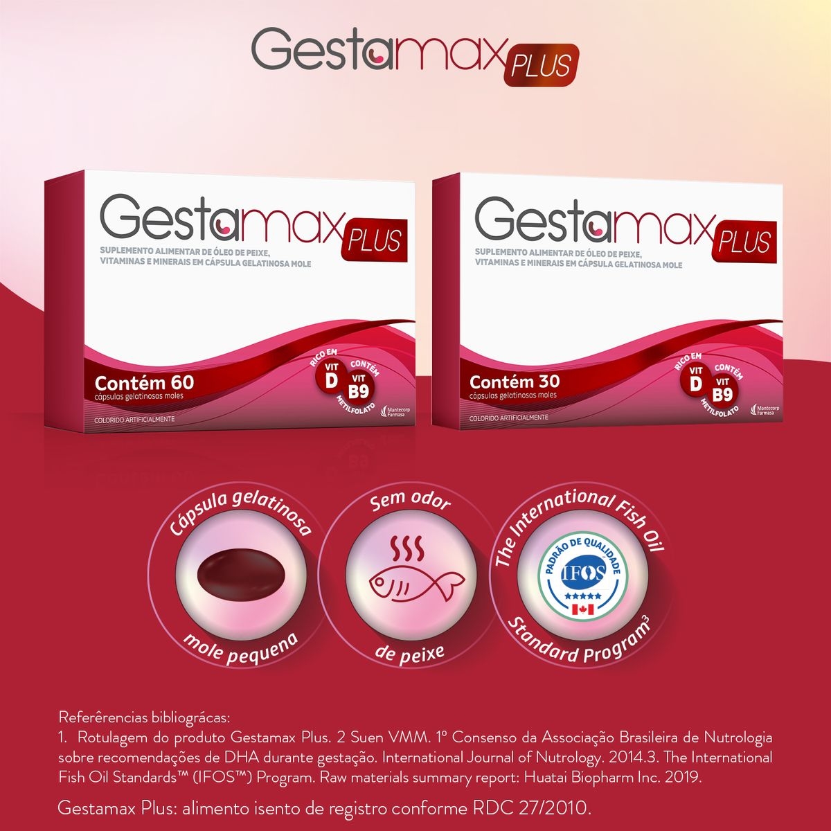 Gestamax Plus com 60 Cápsulas | Drogasil