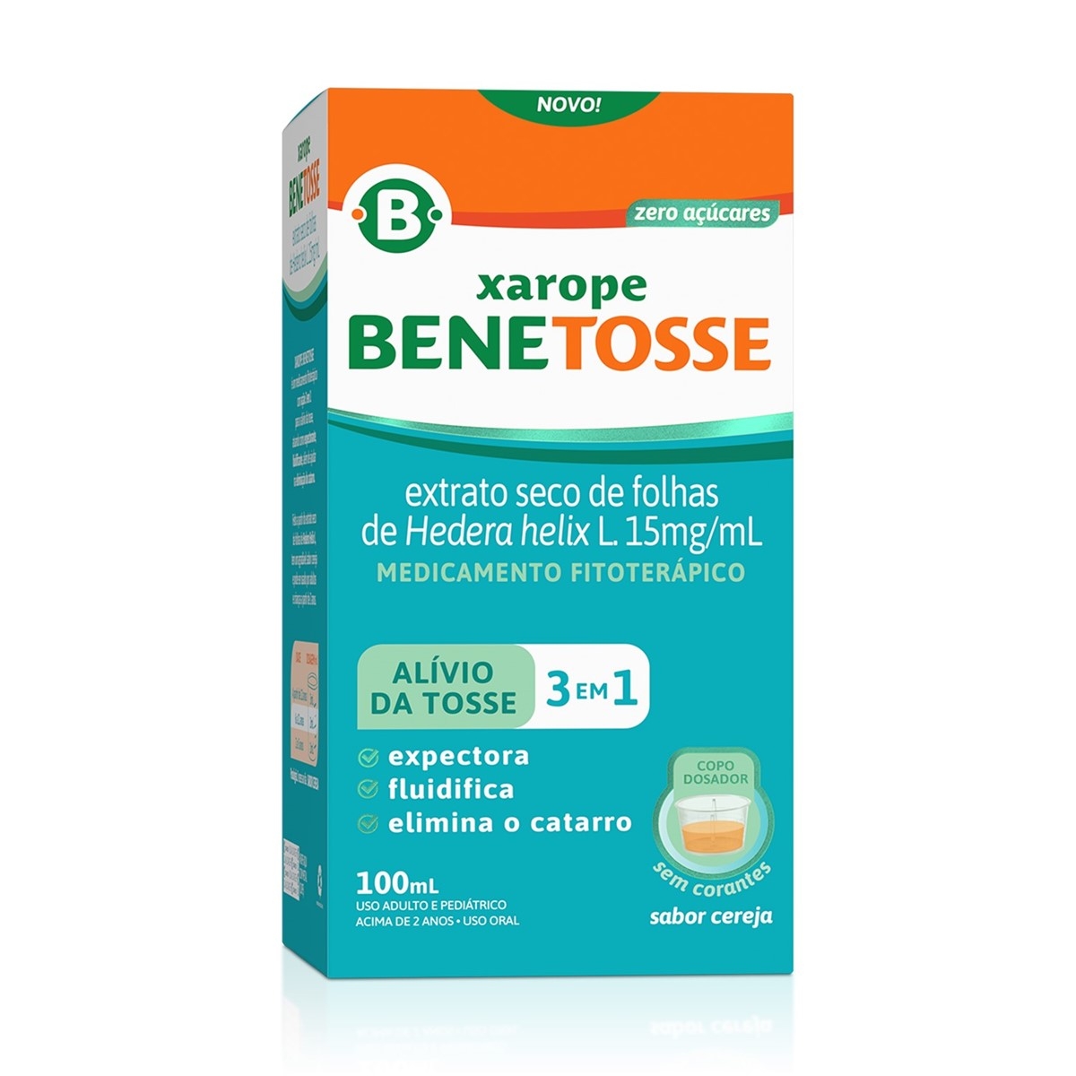 Benetosse Hedera Helix L. 15mg/ml Xarope 100ml - Preço e para que serve ...