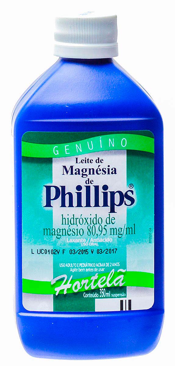 Leite Magnésia Phillips Sabor Hortelã 350ml | Drogasil
