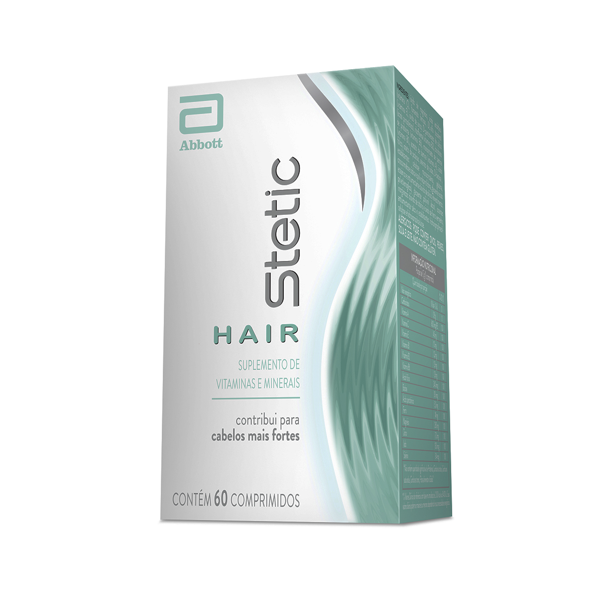 Suplemento Vitamínico Stetic Hair com 60 Comprimidos | Drogasil