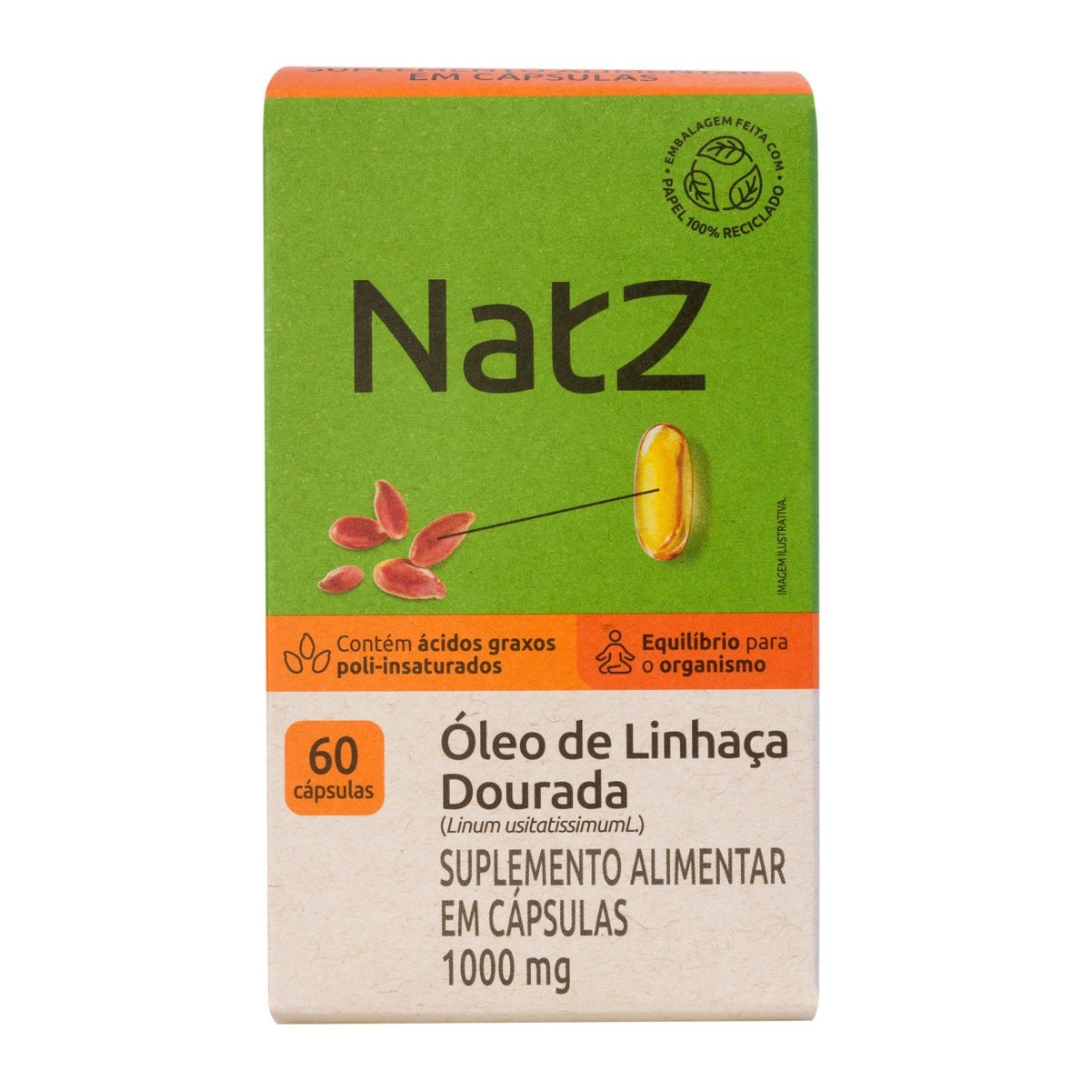 Óleo de Linhaça Natz Cápsulas: Para que serve e como tomar | Drogasil