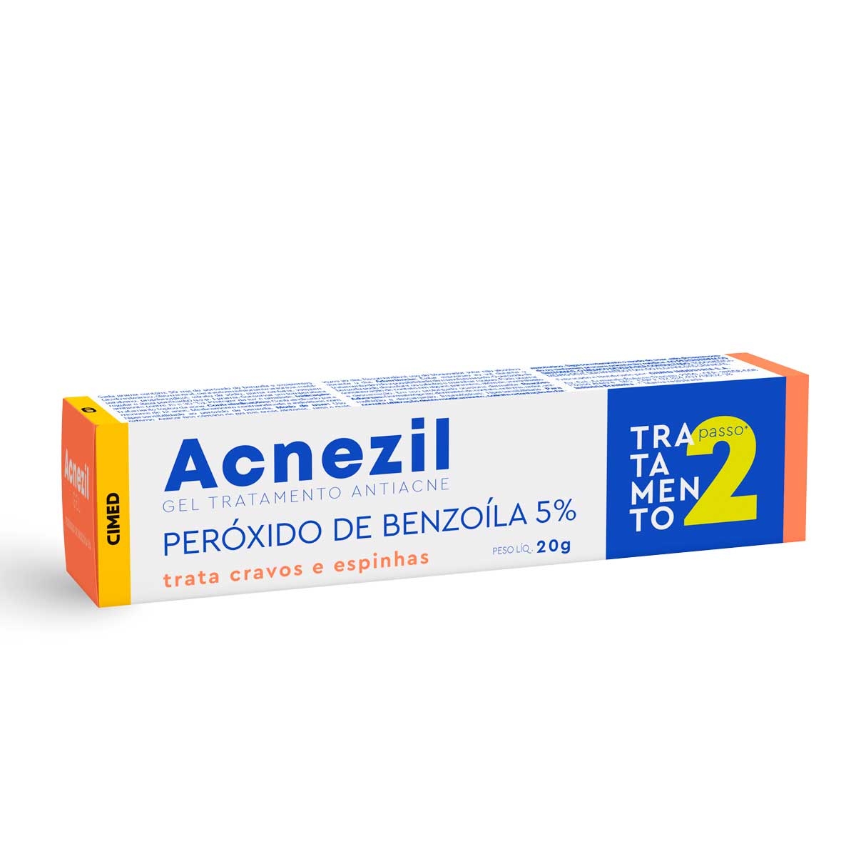 Acnezil Gel Antiacne Peróxido de Benzoíla 5% com 20g | Drogasil