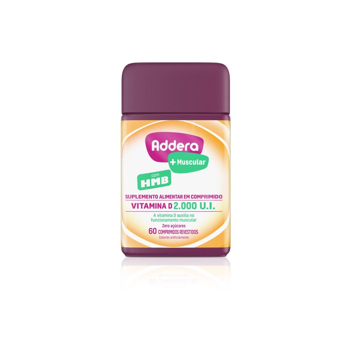 Vitamina D 2.000 UI Addera +Muscular com 60 comprimidos com menor preço ...