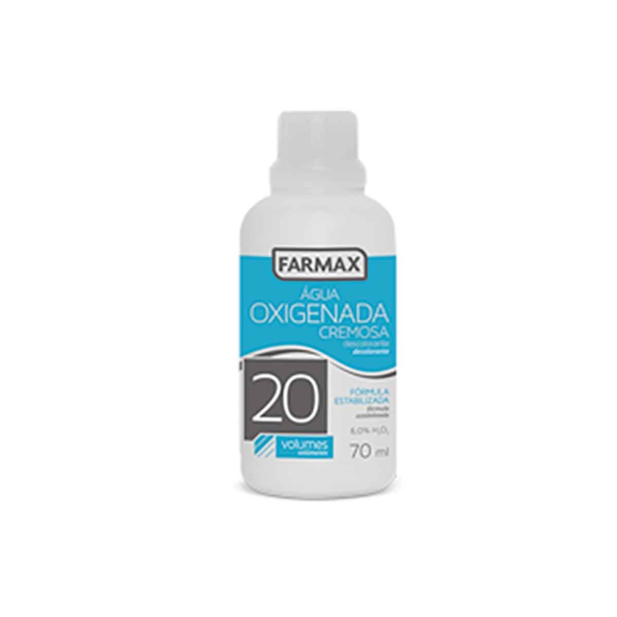 FARMAX AGUA OXIGENADA CREMOSA 20 VOLUMES 70ML | Drogasil
