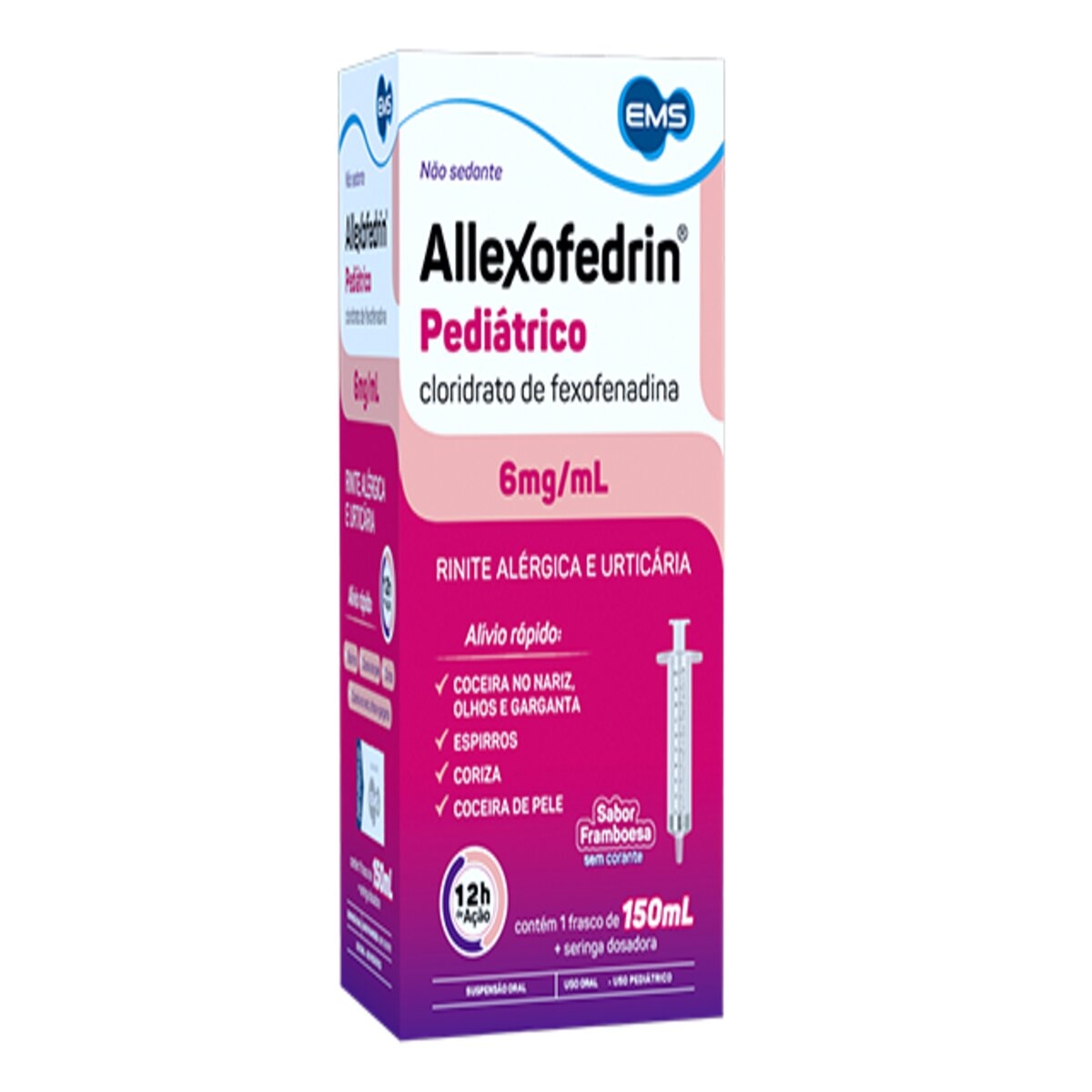 Allexofedrin Pediátrico 6mg/ml Suspensão Oral 150ml: preço online ...