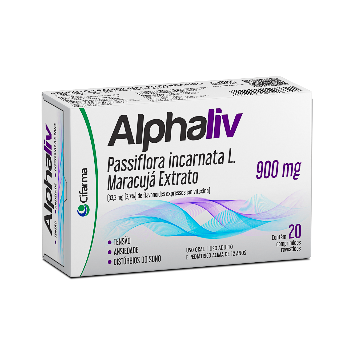 Alphaliv 900mg 20 comprimidos: preço, benefícios e onde comprar | Drogasil