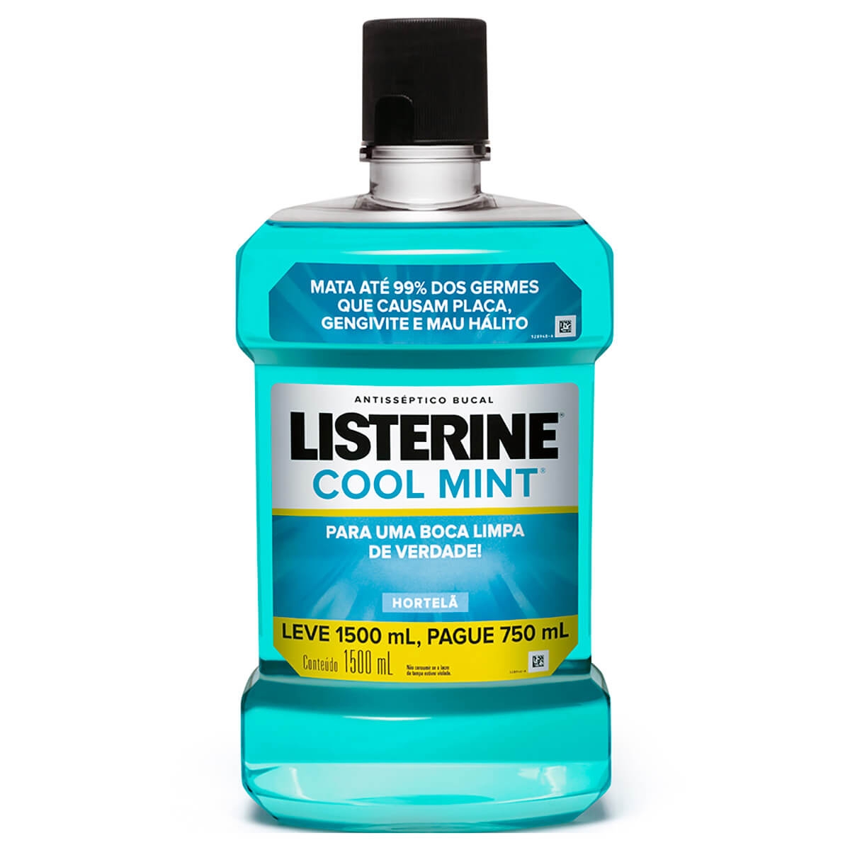 Antisséptico Bucal Listerine Cool Mint Leve 1500ml Pague 750ml | Drogasil