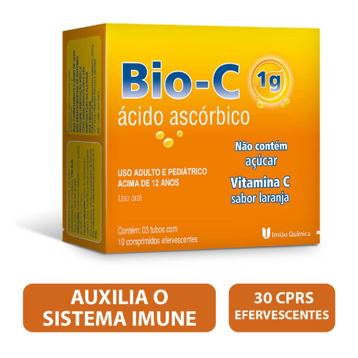 Bio-C Vitamina 1g 30 Comprimidos | Drogasil