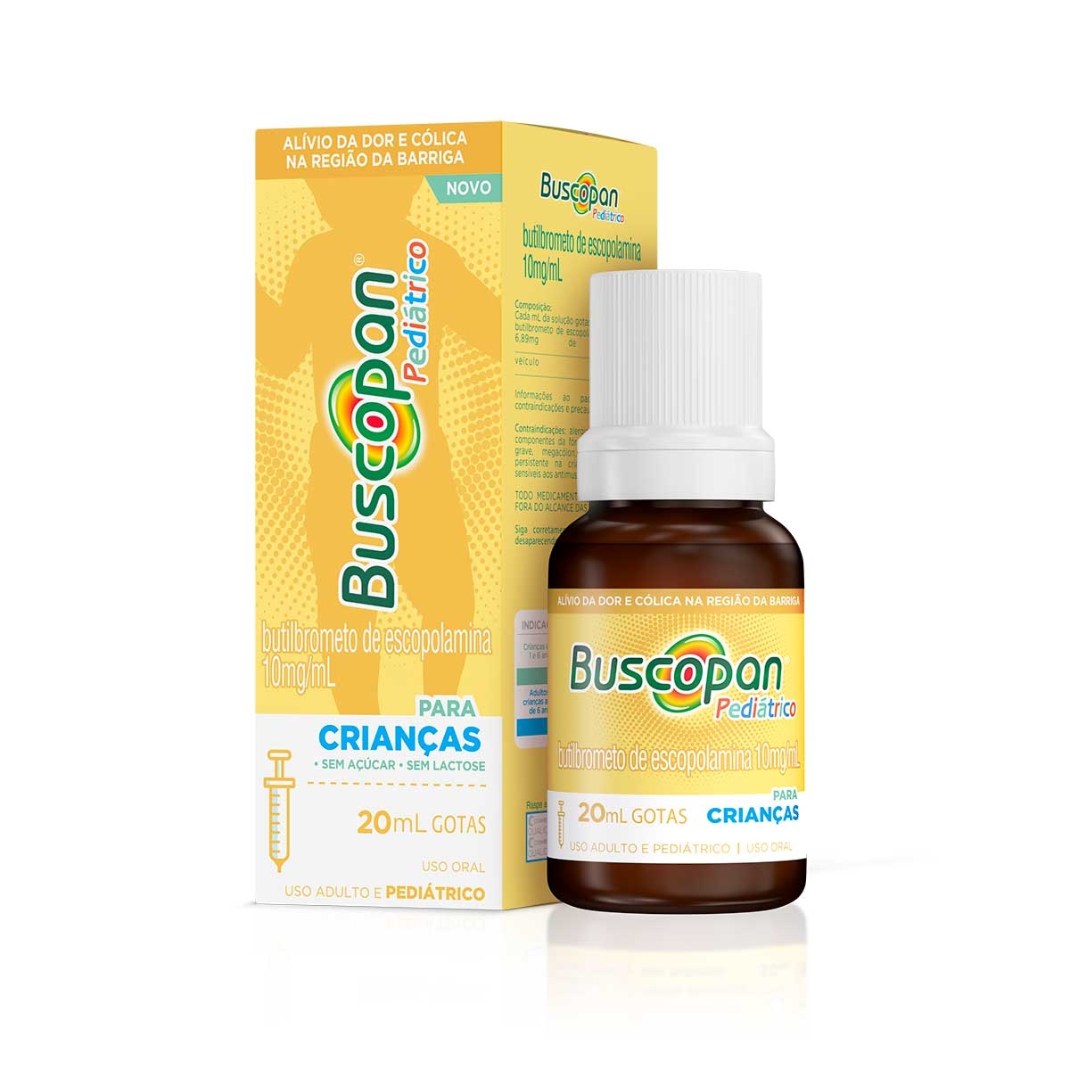 Buscopan Pediátrico 10mg/ml solução: veja preço e para que serve | Drogasil