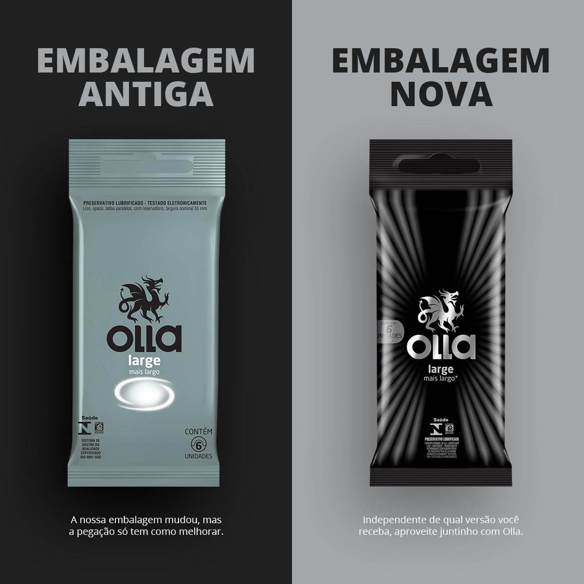 Camisinha Olla Large e outros tamanhos exclusivos | Drogasil