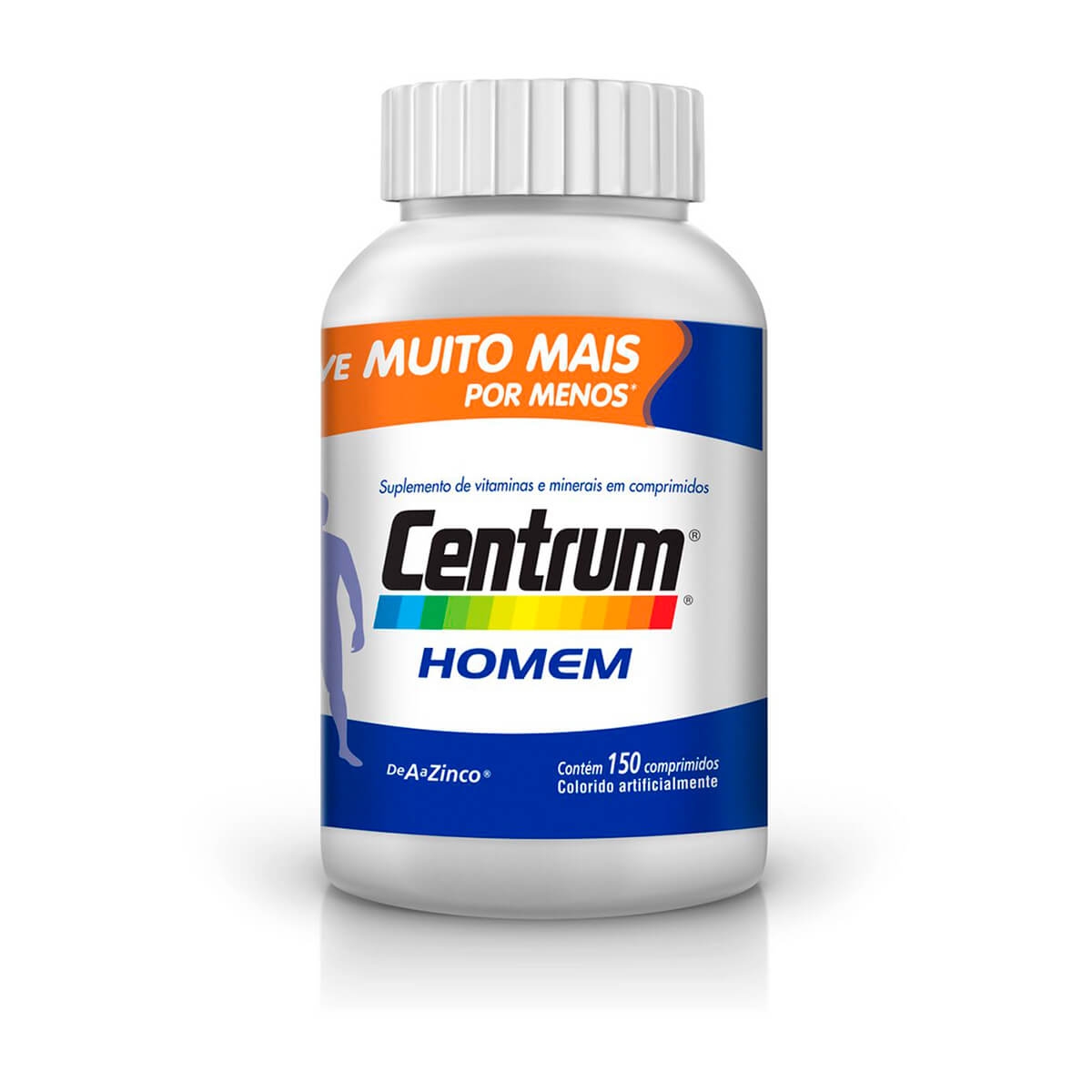 Suplemento de Vitaminas e Minerais Centrum Homem com 150 Comprimidos ...