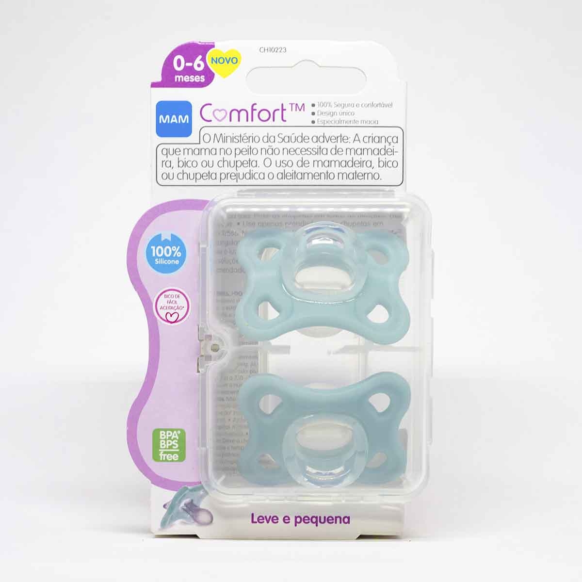 Kit 2 Chupetas MAM Comfort Cores Exclusivas - Confira! | Drogasil