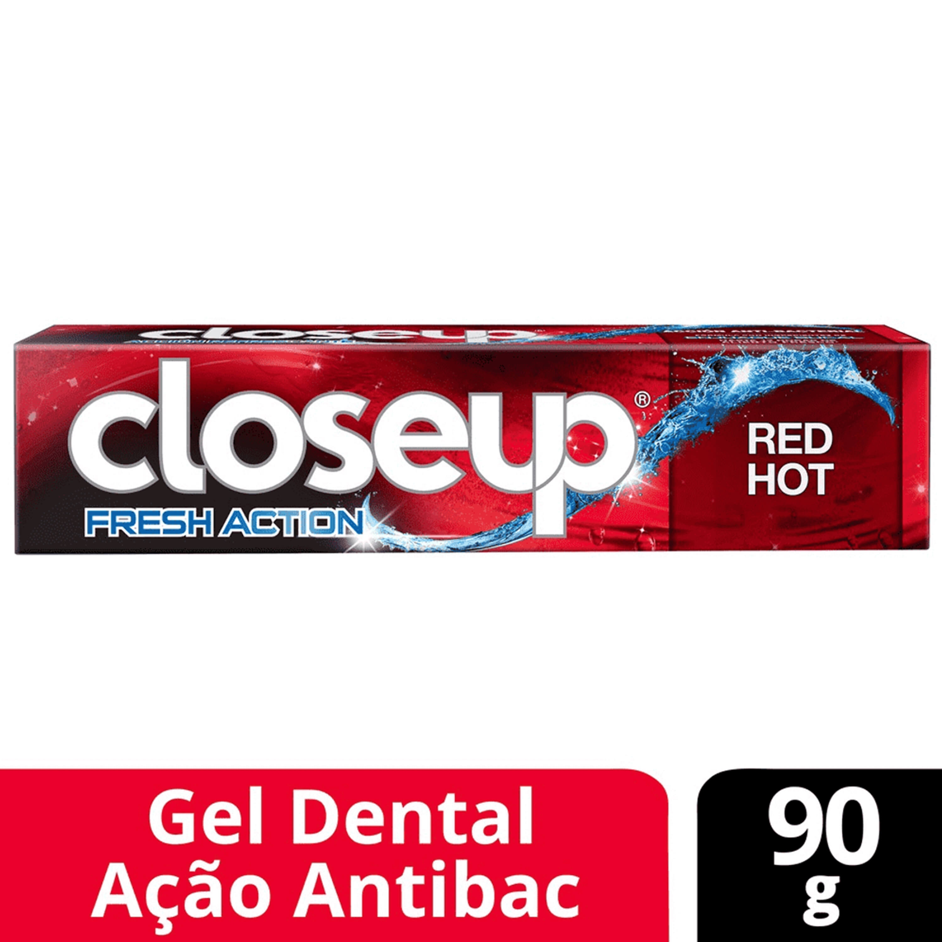 Creme Dental em Gel Close up Fresh Action Red Hot 90g | Drogasil