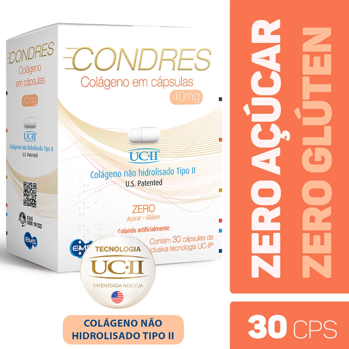 Condres Colágeno com 30 Cápsulas | Drogasil