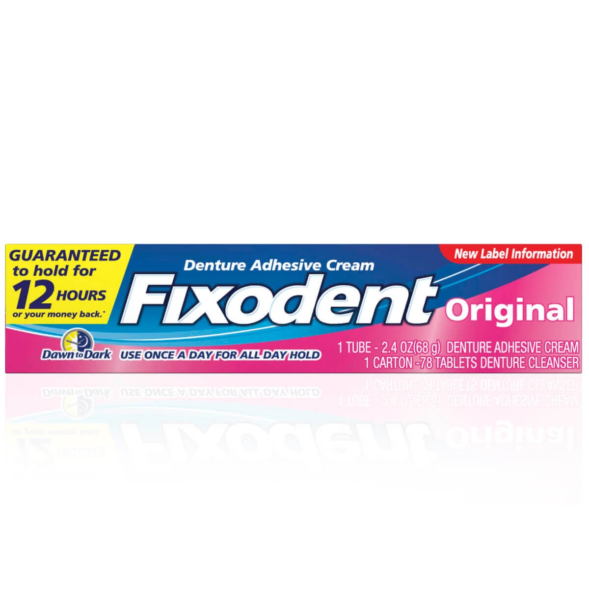 Creme Fixador de Dentadura Fixodent Original 68g | Drogasil