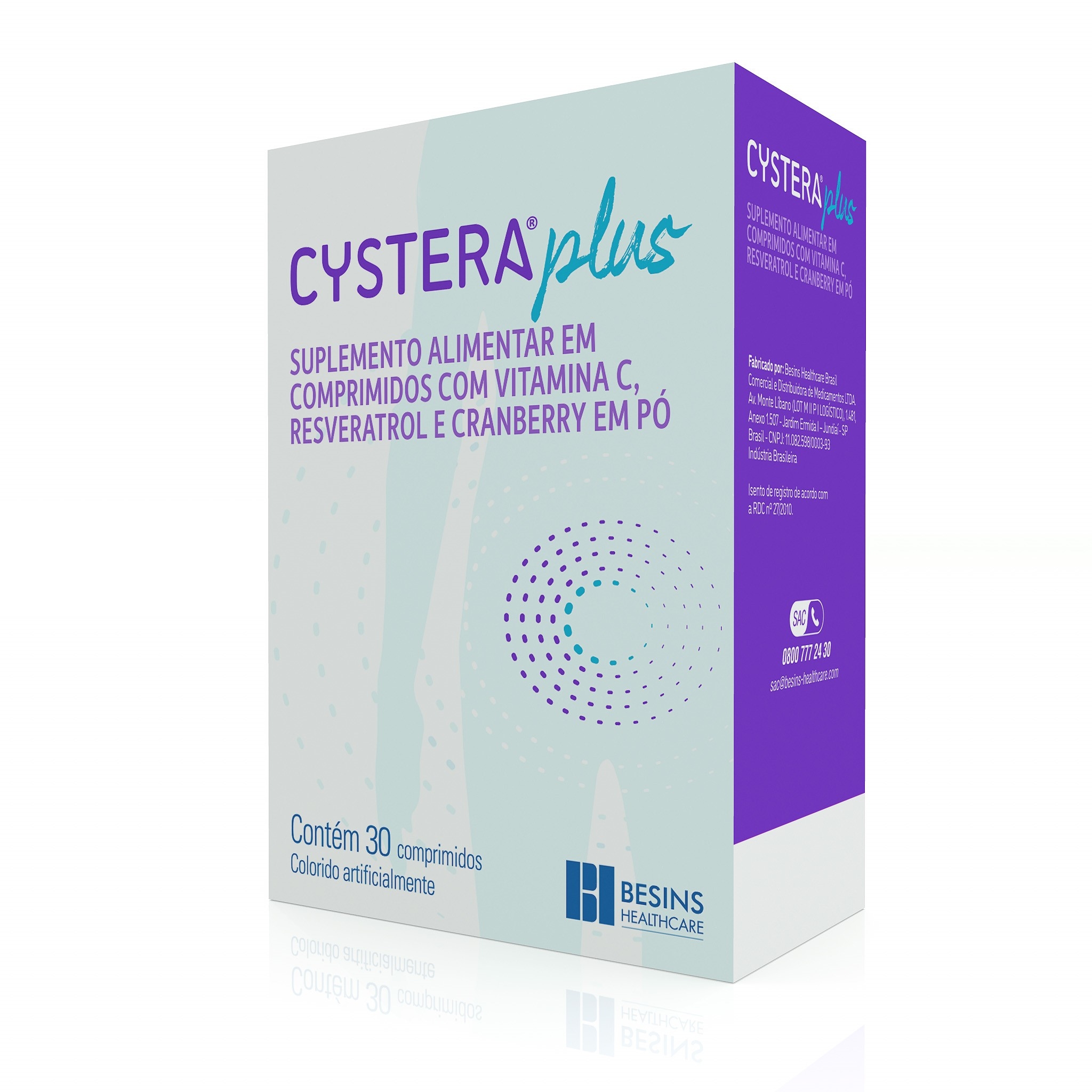 Cystera Plus 30 comprimidos com menor preço | Drogasil