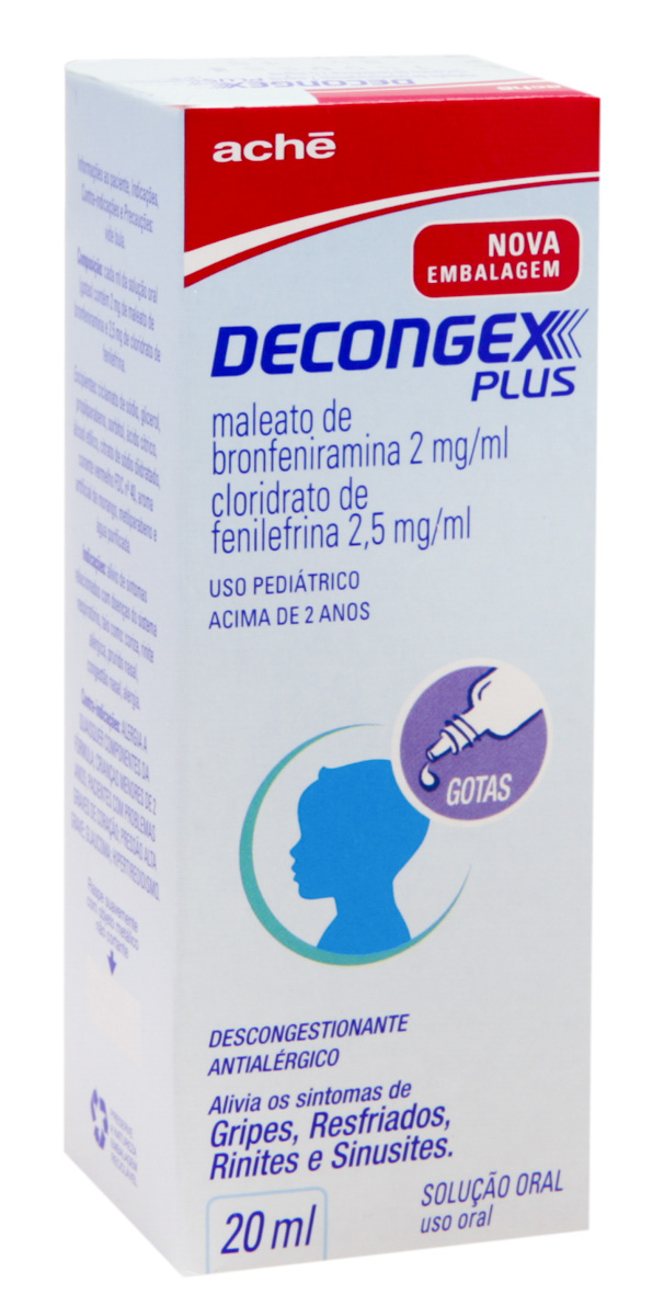 Decongex Plus 20 ml Aché | Drogasil