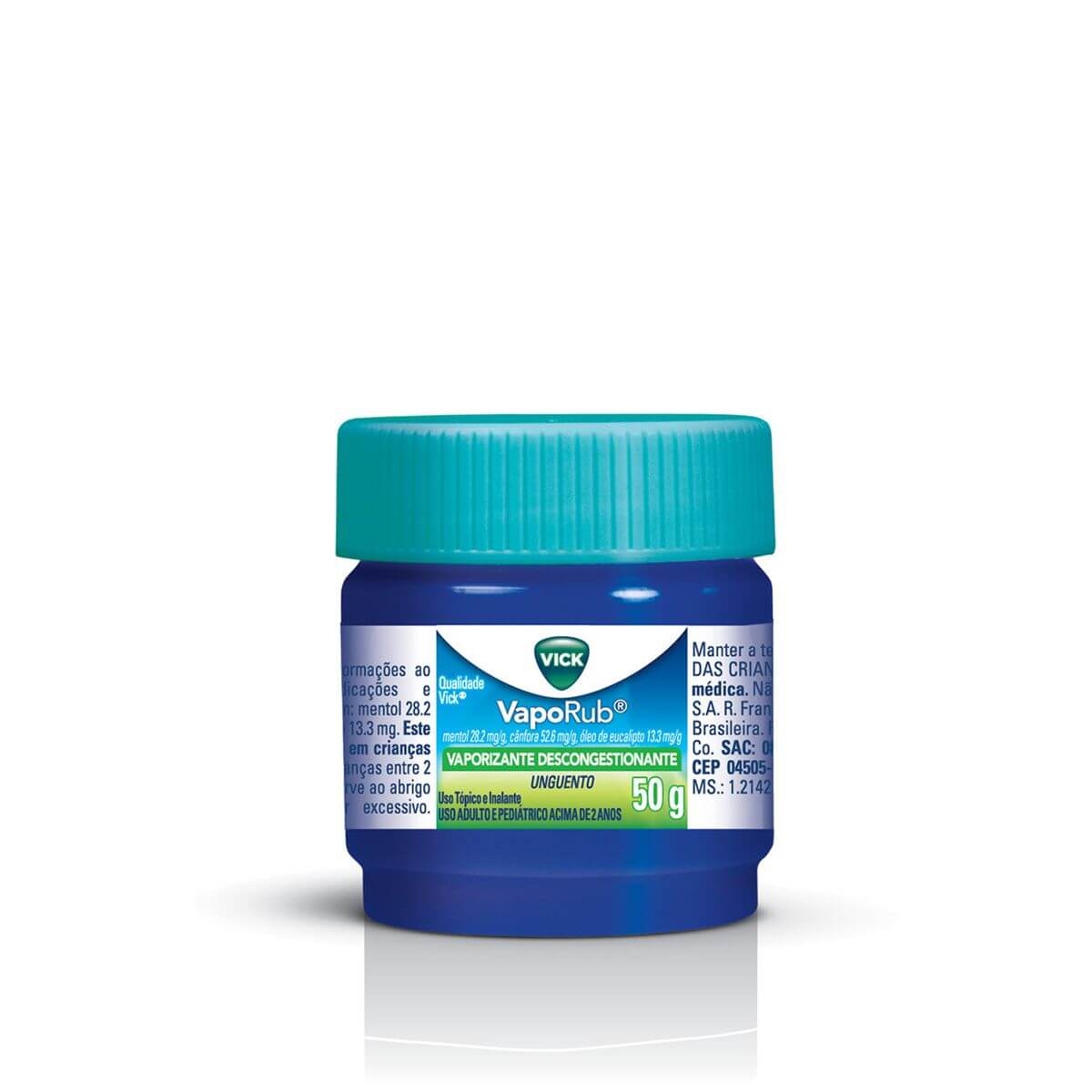 Descongestionante Vick VapoRub 50g: Preço e onde encontrar | Drogasil