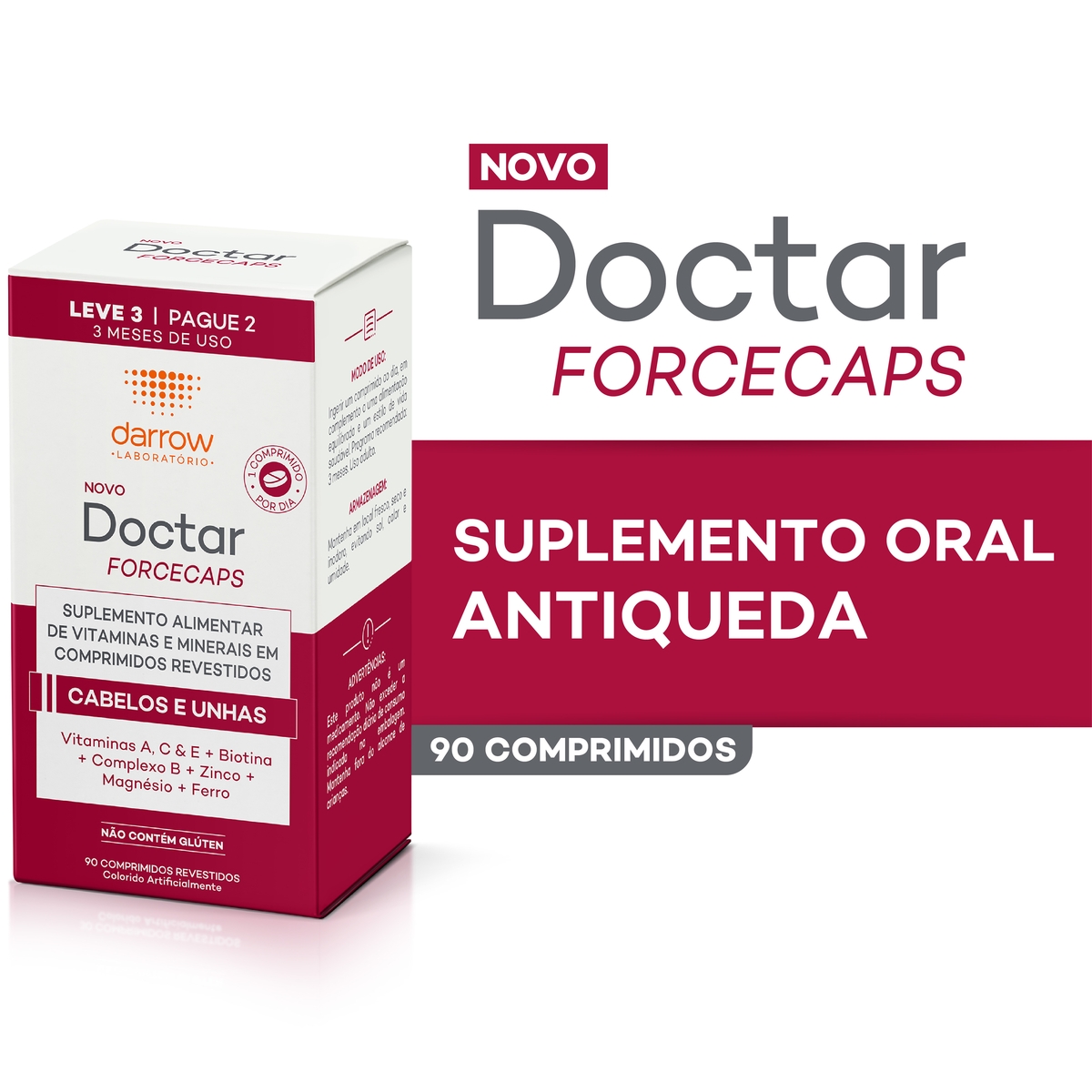 Doctar Forcecaps 90 comprimidos em promoção | Drogasil