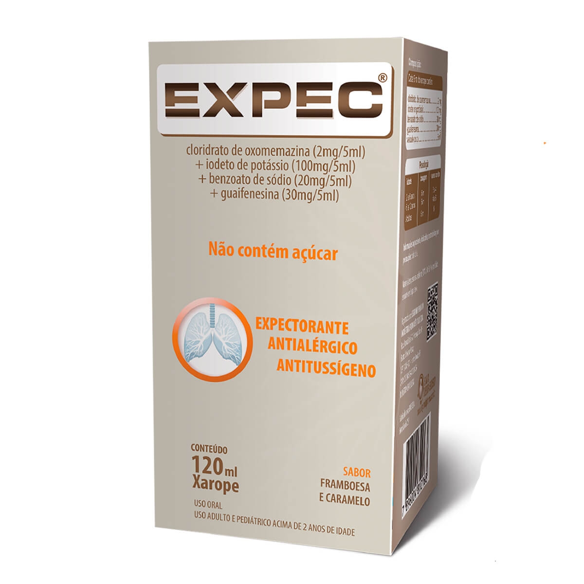 Expec Xarope 120ml | Drogasil