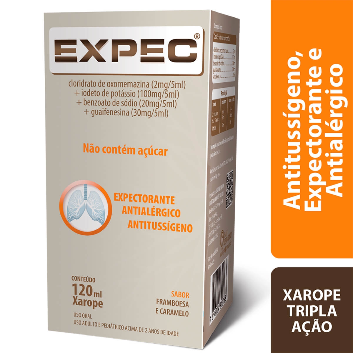 Expec Xarope 120ml | Drogasil