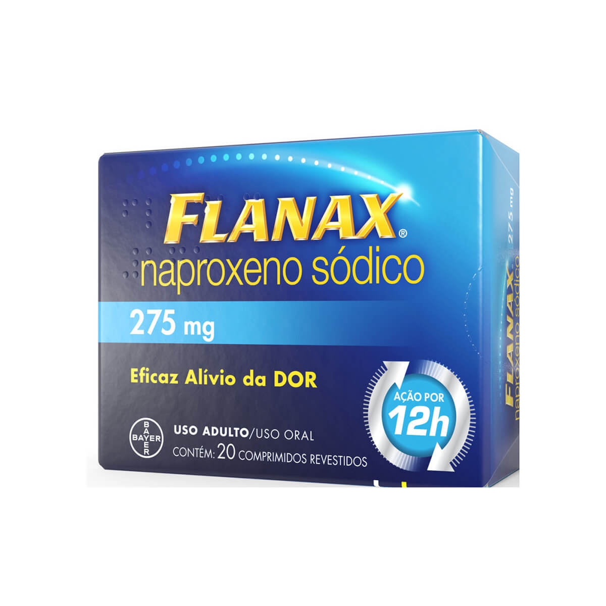 Flanax 275mg 20 comprimidos: Leia a bula e veja onde comprar | Drogasil