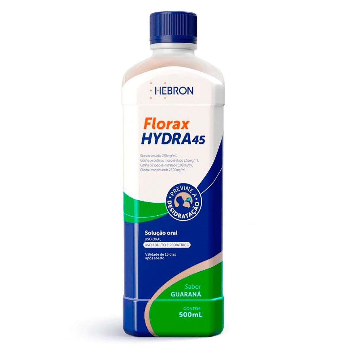 Probiótico Florax Hydra 45 Sabor Guaraná Solução Oral 500ml com menor ...