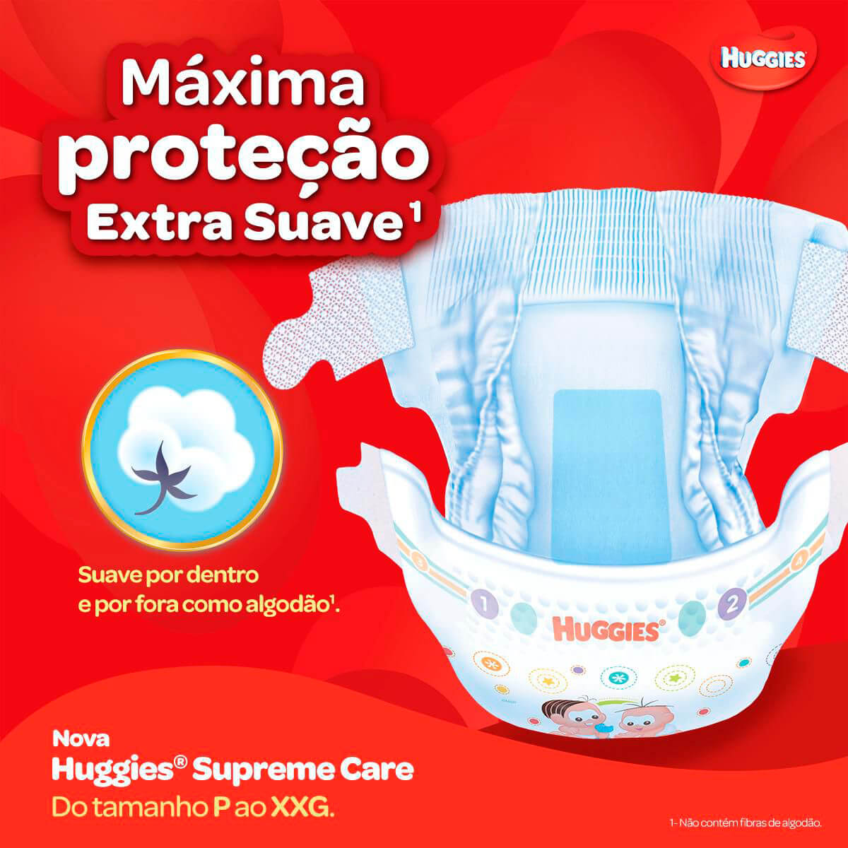 Fralda Huggies Supreme Care 26 Unidades | Drogasil