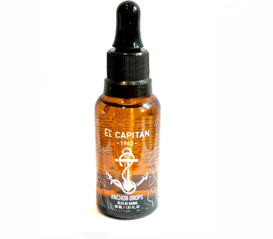 ÓLEO DE BARBA ANCHOR DROPS 30ML EL CAPITáN | Drogasil