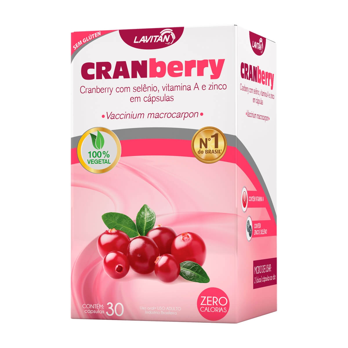 Lavitan Cranberry com 30 Cápsulas | Drogasil