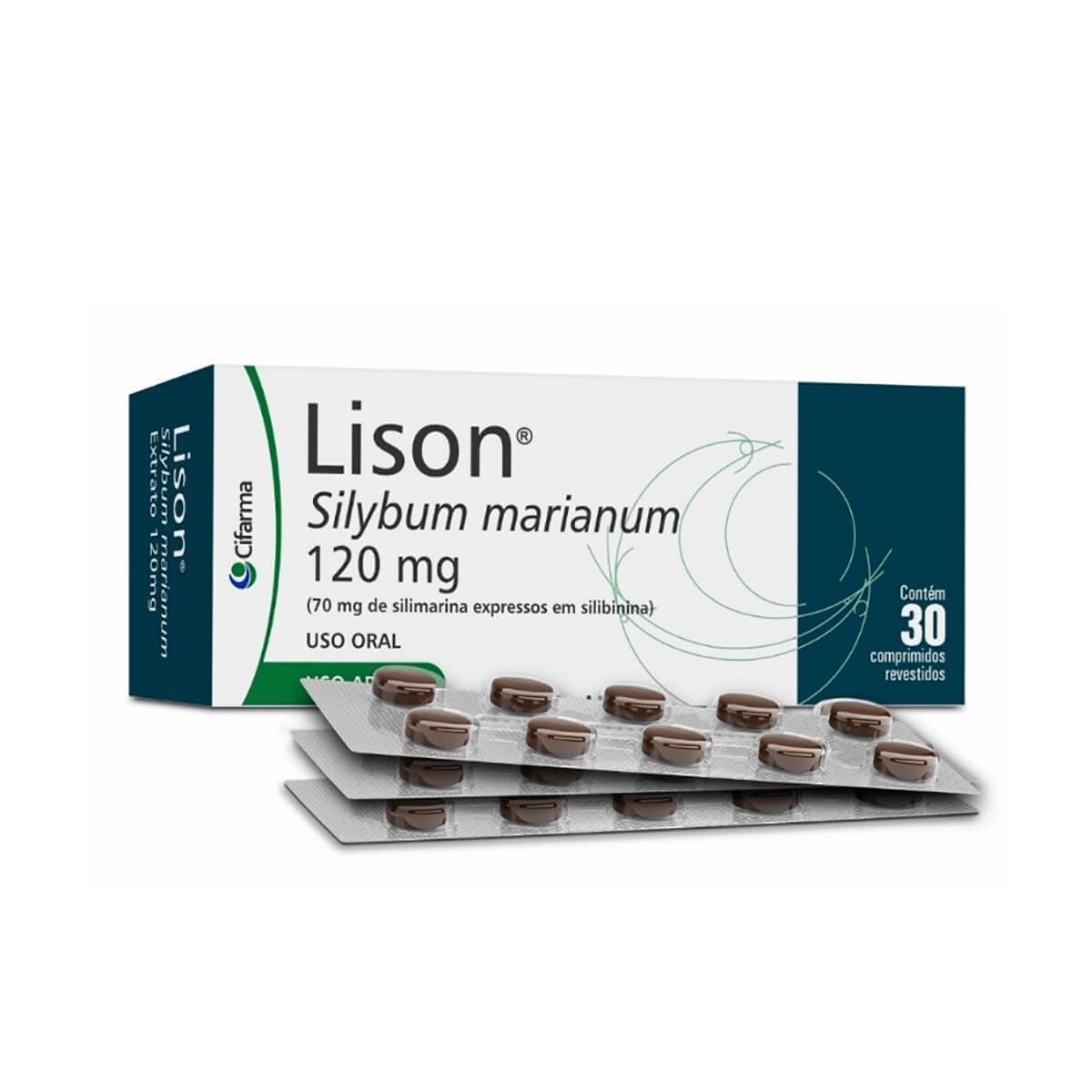 Lison 120mg com 30 Comprimidos | Drogasil