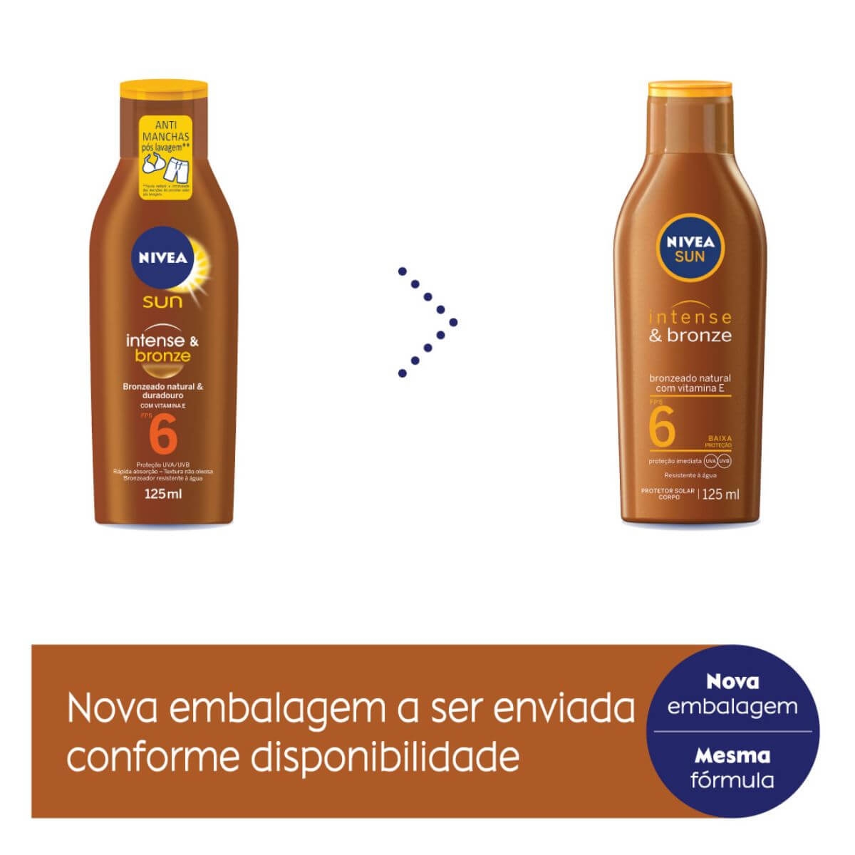 Bronzeador Nivea Sun Intense & Bronze FPS 6 | Drogasil
