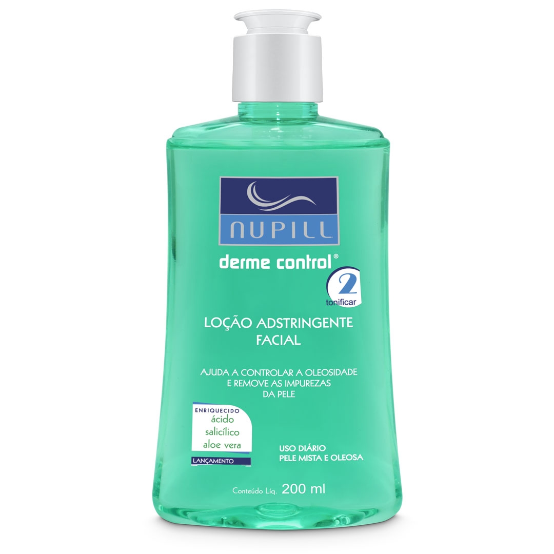 Loção Adstringente Facial Nupill Derme Control 200ml em promoção | Drogasil