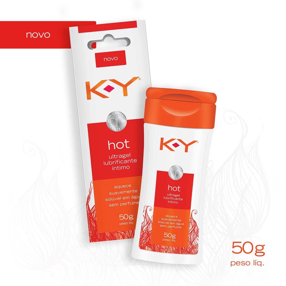 Lubrificante Íntimo K-Y Hot Ultragel com 50g 50g | Drogasil