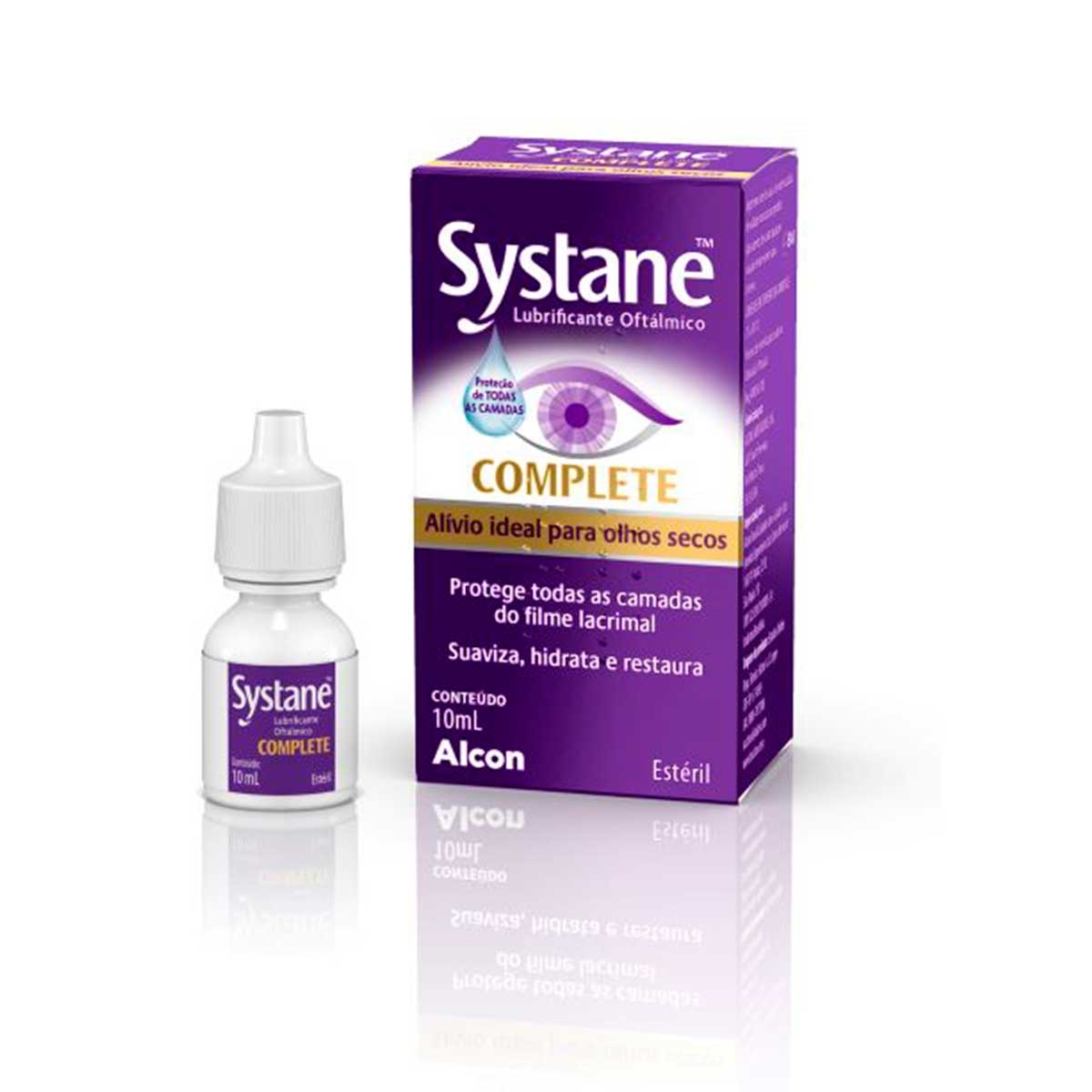 Lubrificante Oftálmico Systane Complete 10ml com menor preço | Drogasil
