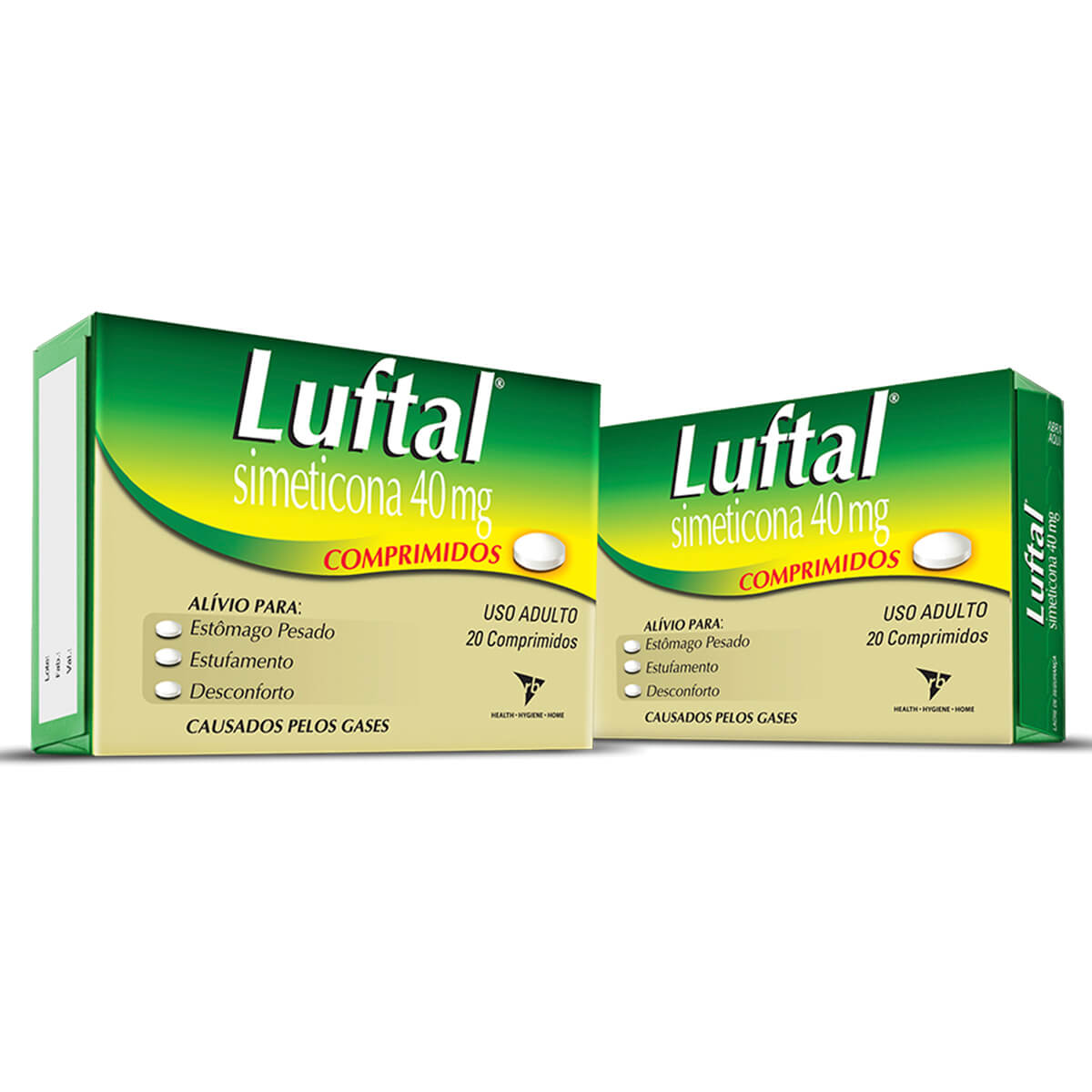 Luftal Reckitt Benckiser40mg 20 Comprimidos | Drogasil