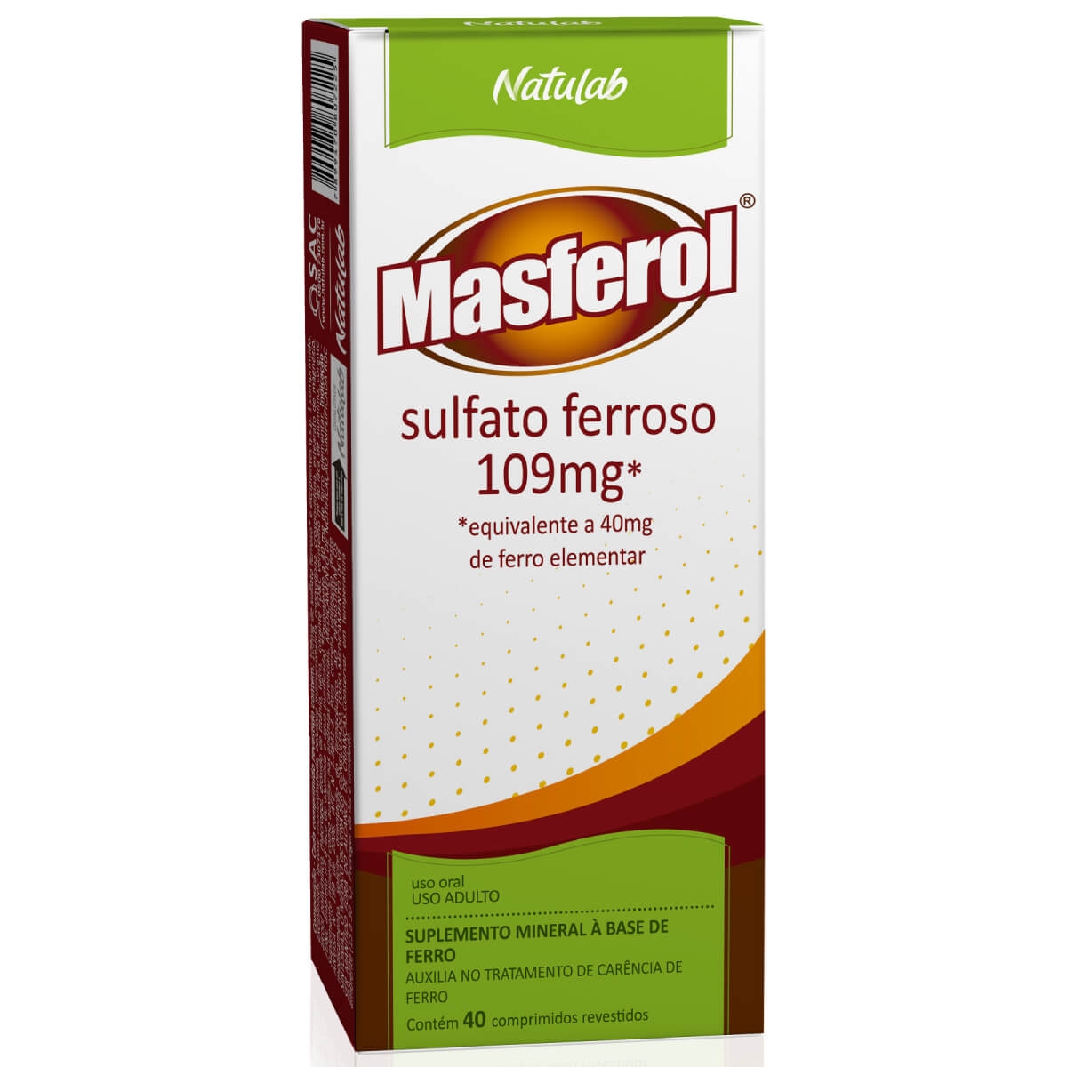 Masferol 109MG 40 Comprimidos | Drogasil