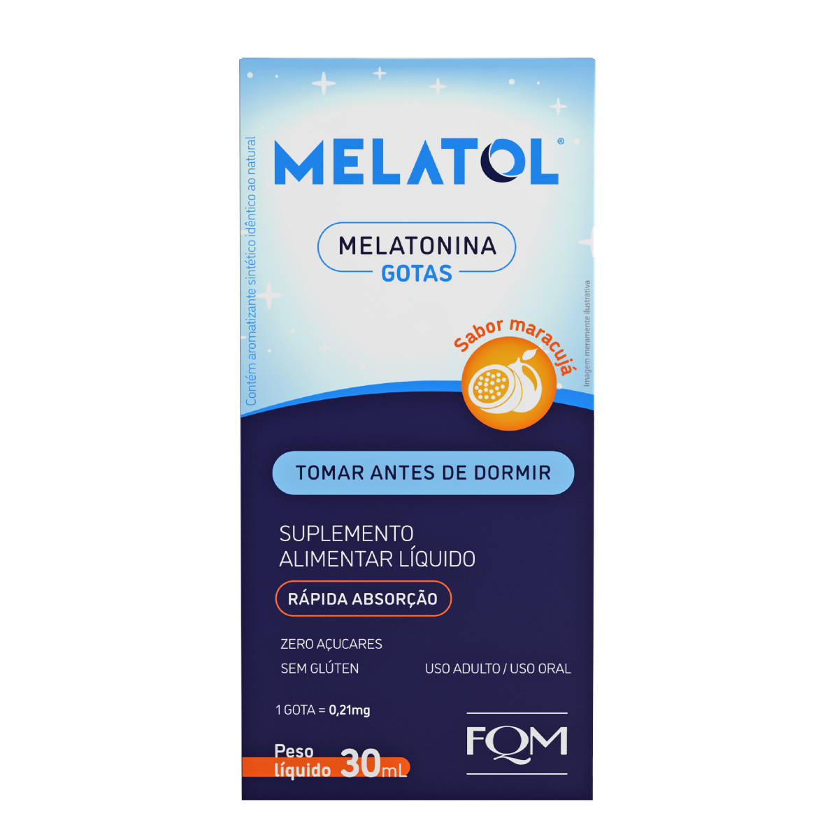 Melatol Melatonina 0,21mg Solução Gotas 30ml com menor preço | Drogasil