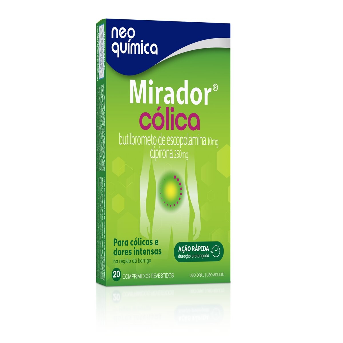 Mirador Cólica 20 Comprimidos: Para que serve e como tomar | Drogasil