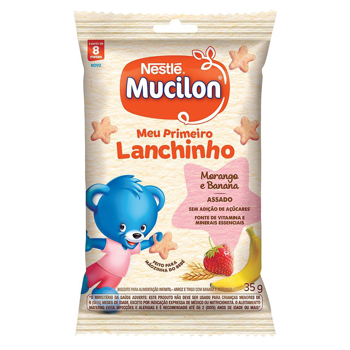 Mucilon Meu Primeiro Lanchinho Morango e Banana: melhor preço | Drogasil